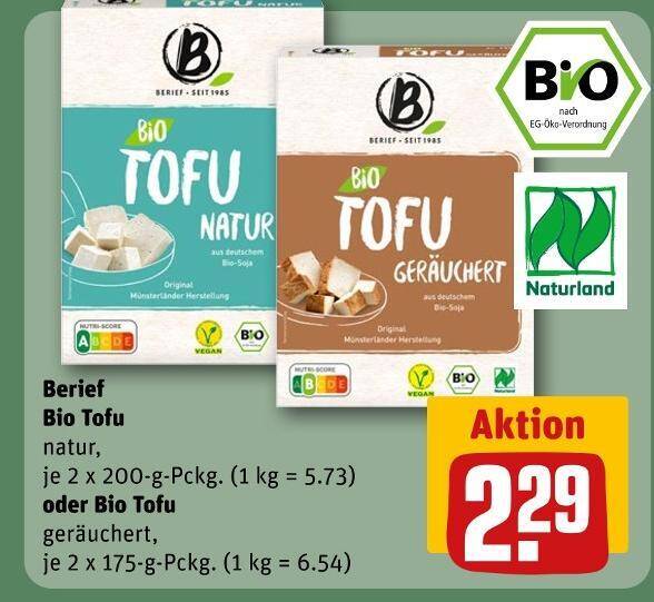 Berief bio tofu Angebot bei REWE