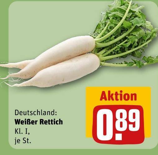 Weißer rettich Angebot bei REWE