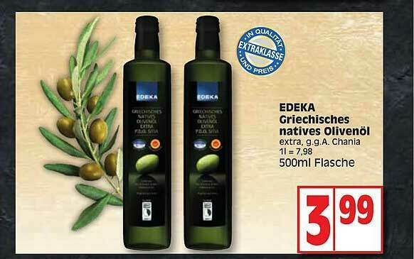 Edeka Griechisches Natives Olivenöl Angebot bei Edeka