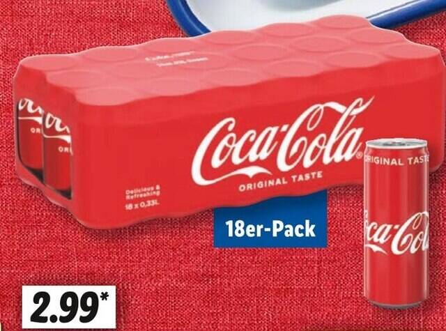 Coca-cola coca-cola fridgepack Angebot bei Lidl