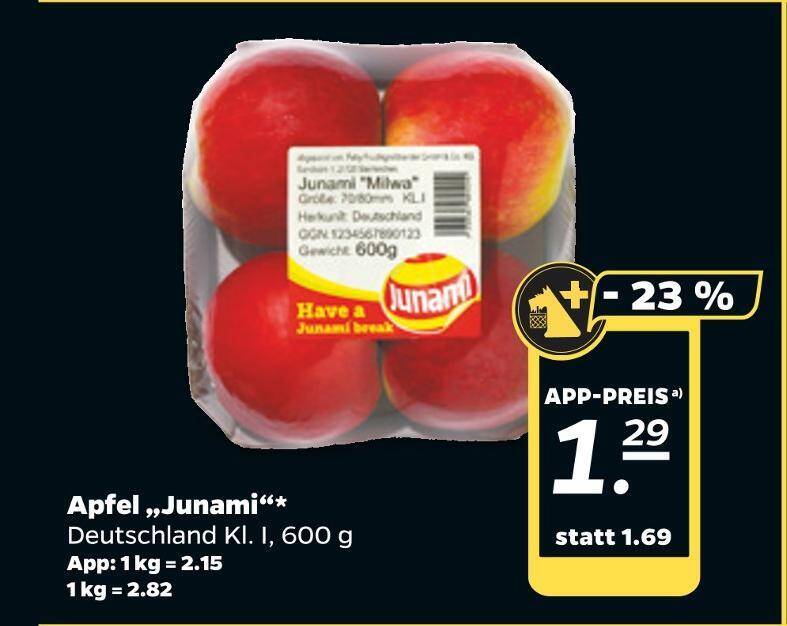 Apfel junami Angebot bei NETTO