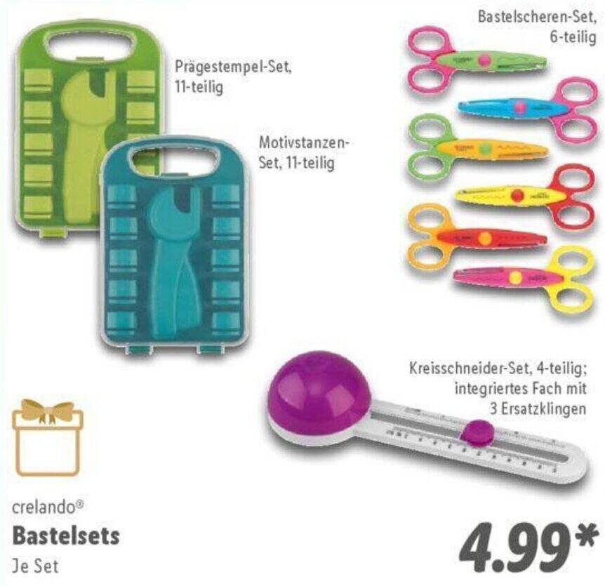 Crelando Bastelsets Angebot bei Lidl