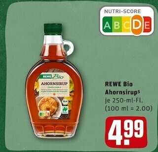 Rewe bio ahornsirup Angebot bei REWE