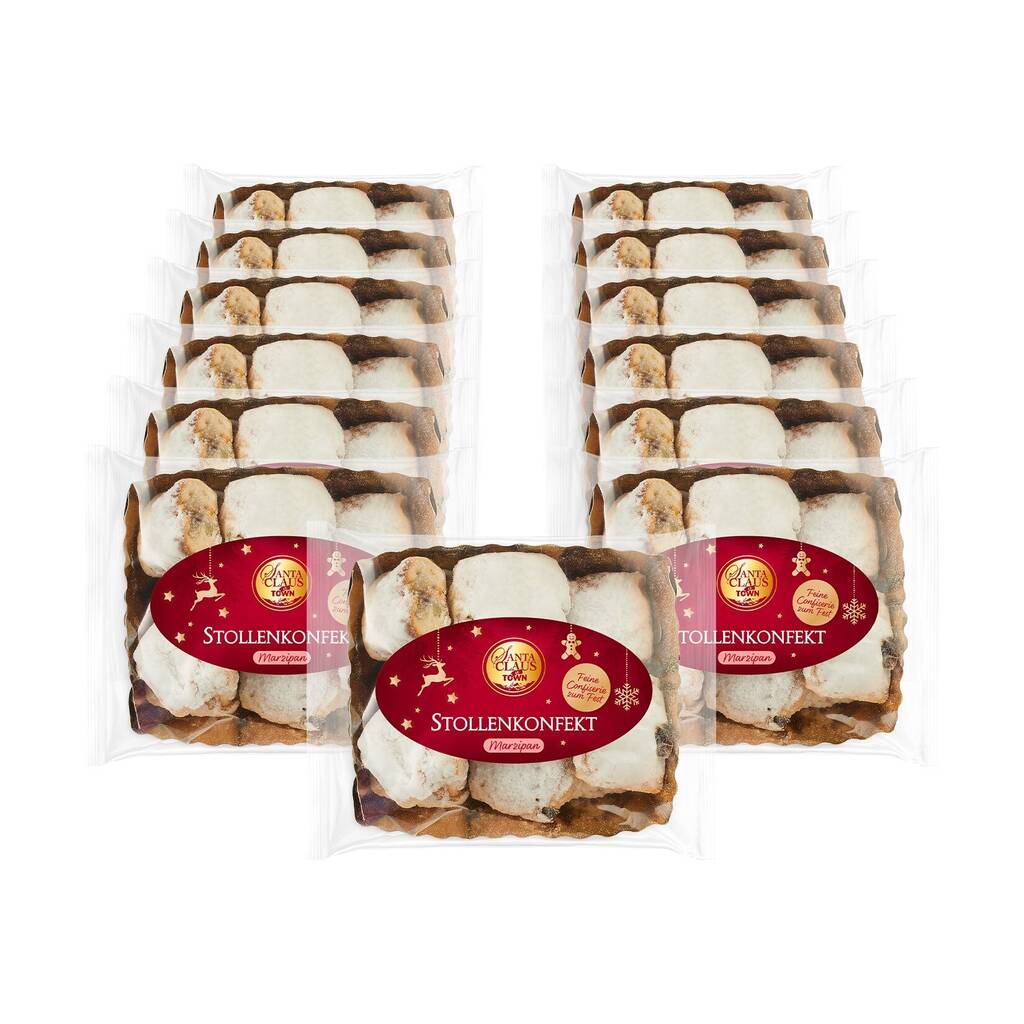 Santa Claus in Town Stollenkonfekt Marzipan 350 g, 13er Pack Angebot ...