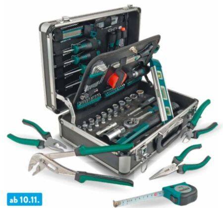 Alu-Werkzeugkoffer Angebot bei Aldi Nord