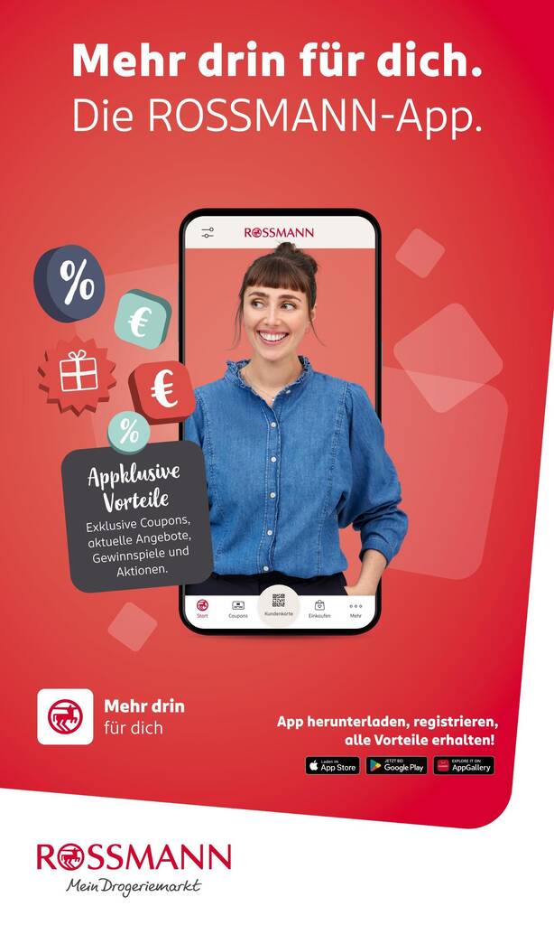 Rossmann-app Angebot bei Rossmann