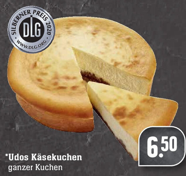 Udos Käsekuchen ganzer Kuchen Angebot bei Edeka