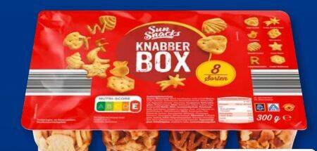 Knabber-Box Angebot bei Aldi Süd