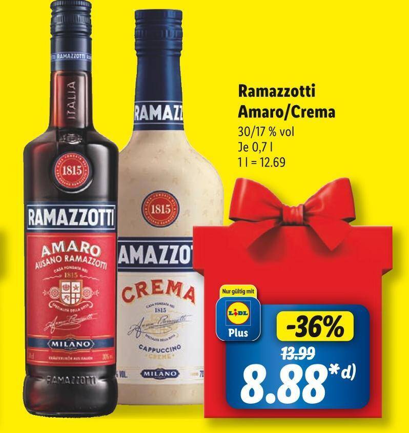 Wunderschãne Ramazzotti Angebot Lidl Ebenbild