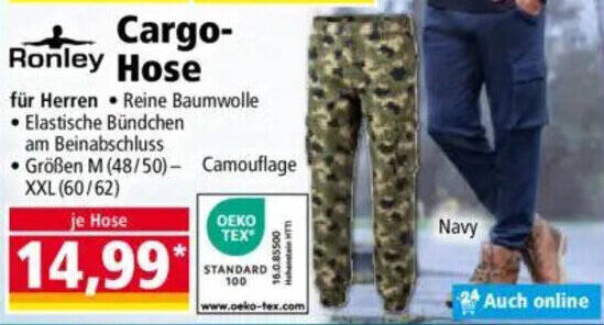 Ronley Cargo- Hose Angebot bei Norma