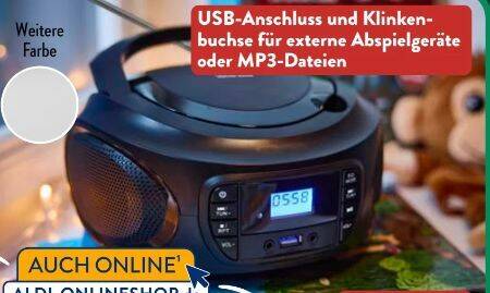 CD-Boombox CB-2 Angebot bei Aldi Süd