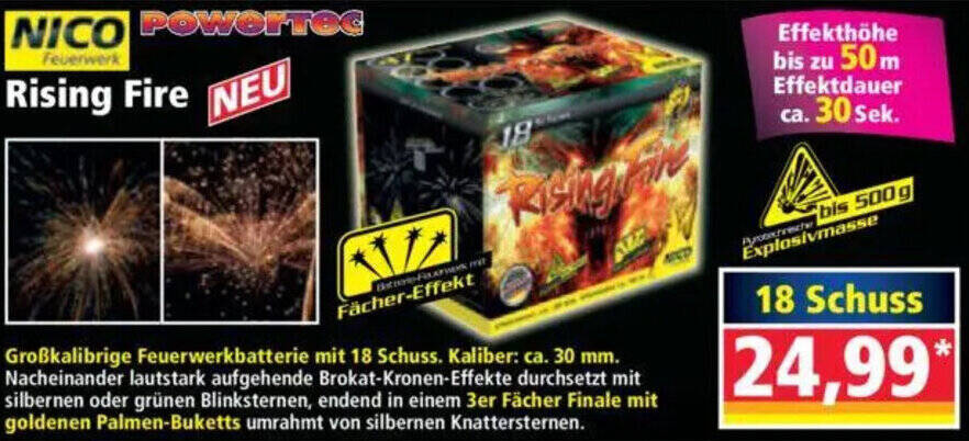 NICO Powertec Rising Fire Angebot bei Norma