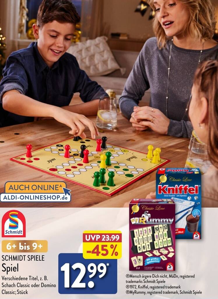 SCHMIDT SPIELE Spiel Angebot bei Aldi Nord