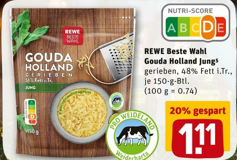 Rewe beste wahl gouda holland jung Angebot bei REWE