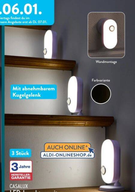 LED-Leuchten Angebot bei Aldi Nord