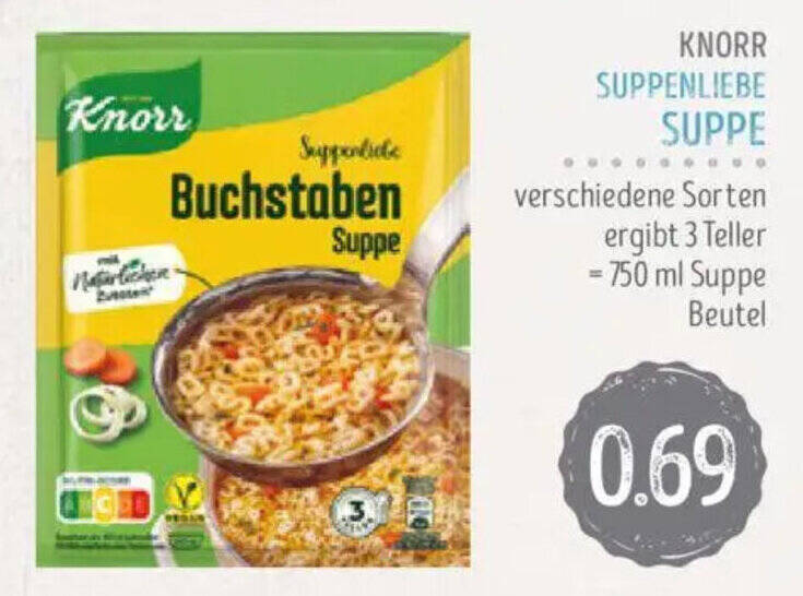 KNORR SUPPENLIEBE SUPPE Angebot bei Edeka Struve