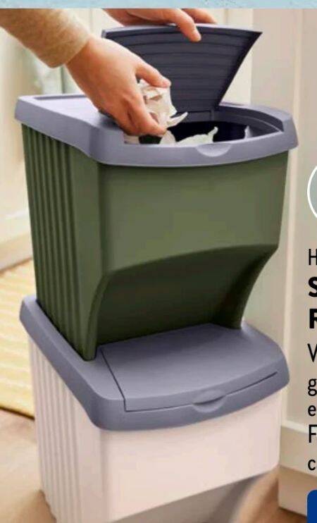 Stapelbare Recyclingbox Angebot bei Aldi Süd