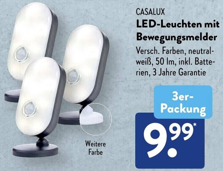 Casalux Led Au Enleuchte Mit Bewegungsmelder Von Aldi S D Ansehen