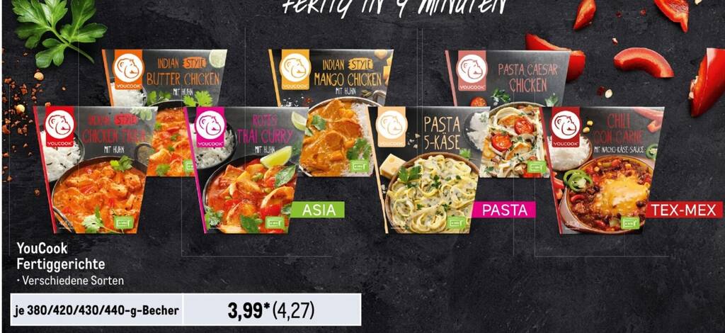 Alle Youcook fertiggerichte Angebote - Entdecken Sie das günstigste ...