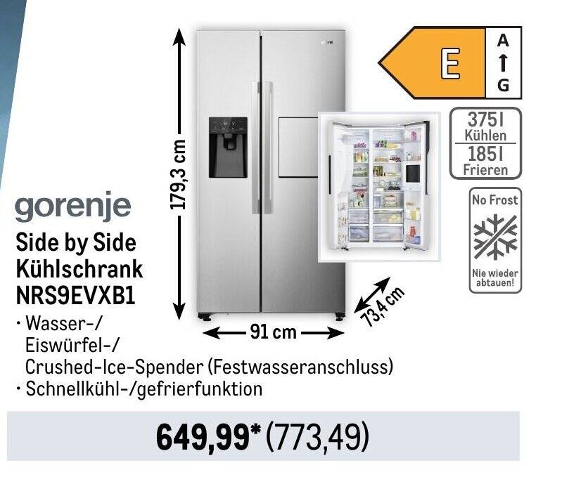 Side By Side Kuhlschrank Gunstig