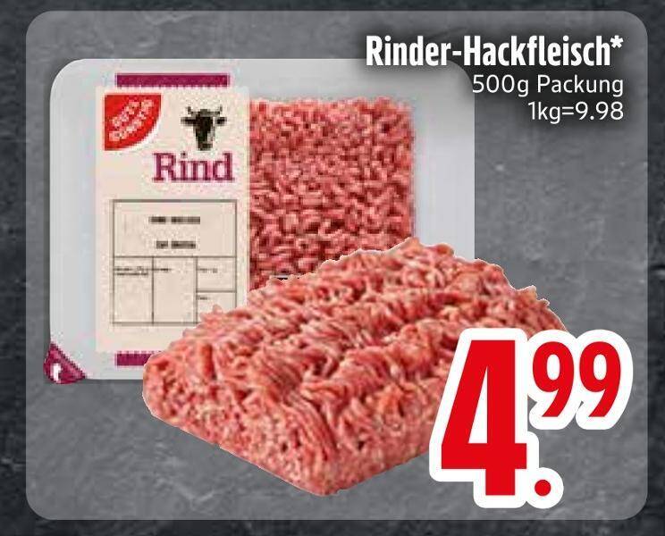 Alle Hackfleisch vom rind Angebote - Entdecken Sie das günstigste ...