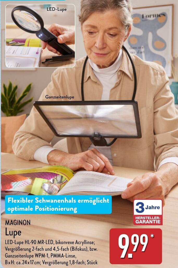 MAGINON Lupe Angebot bei Aldi Nord