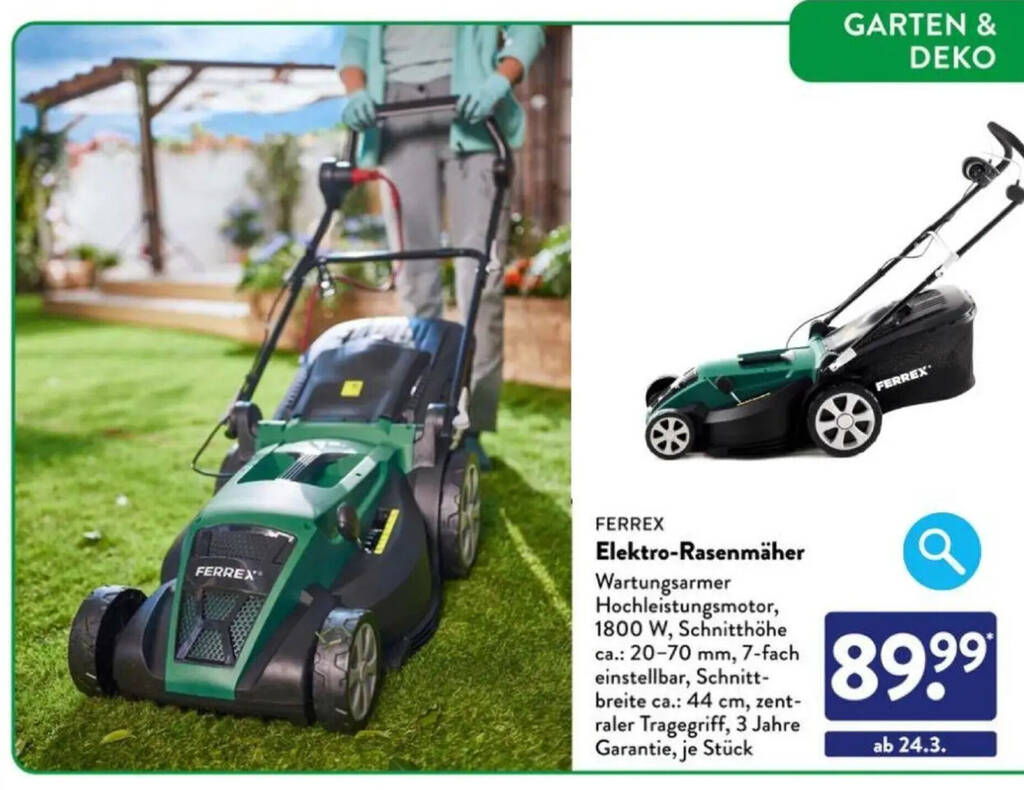 Fabelhafte Elektro Rasenmaher Aldi Bild