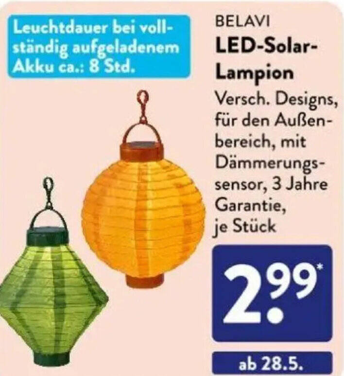 Schãne Solar Lampignons Aldi Bild
