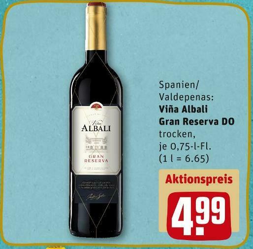 Rotwein Angebot bei REWE