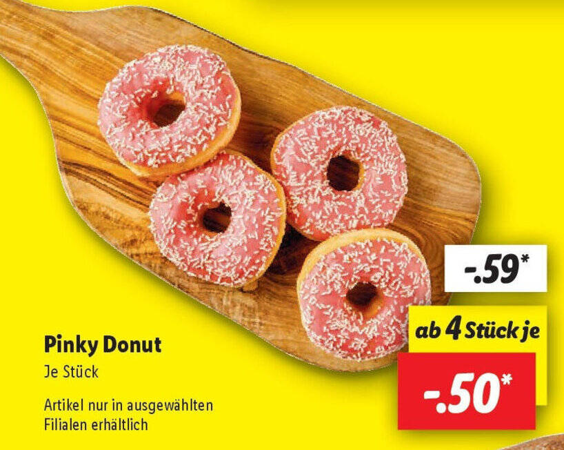 Pinky Donut Angebot bei Lidl €0,59