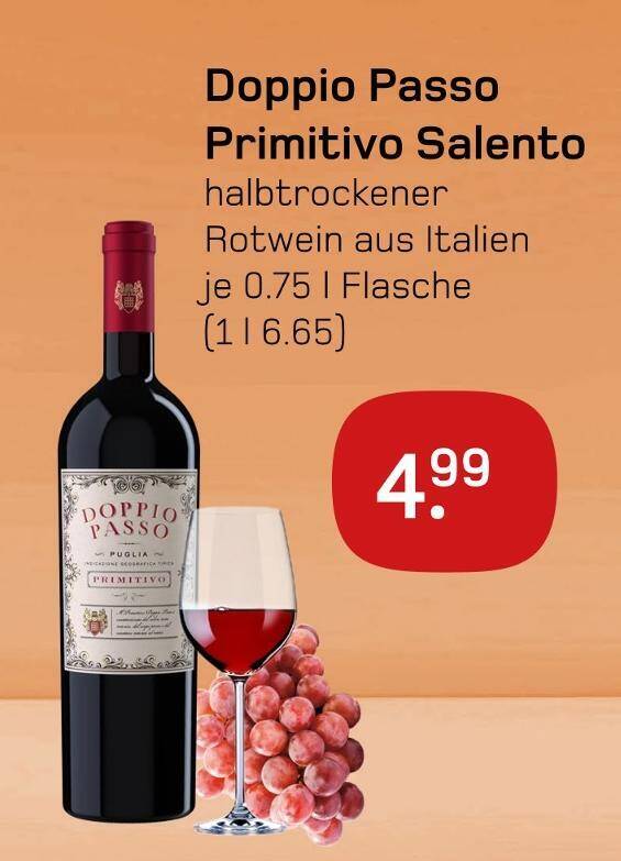 Schöne Doppio Passo Primitivo Angebot Diese Woche Bilder