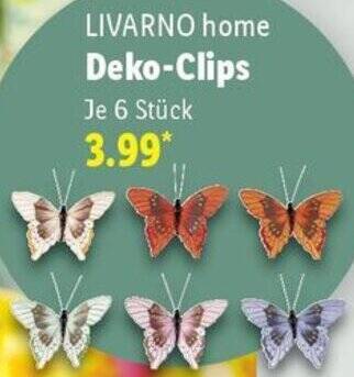 LIVARNO home Deko-Clips Angebot bei Lidl