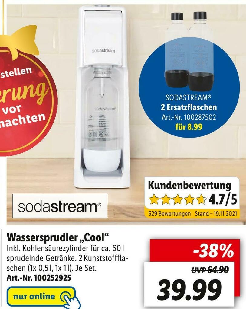 Sodastream wassersprudler „cool“ Angebot bei Lidl