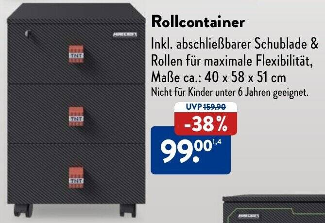 Rollcontainer Angebot bei Aldi Nord
