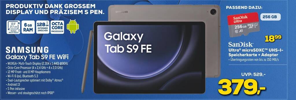 Samsung tablet Angebot bei Euronics