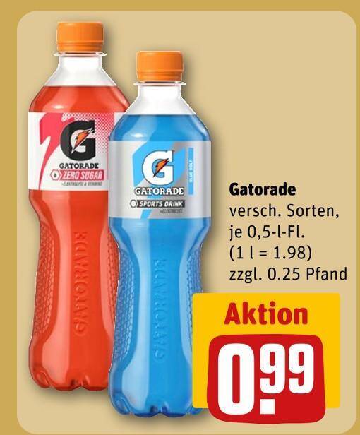 Gatorade gatorade zero sugar oder gatorade sports drink Angebot bei REWE