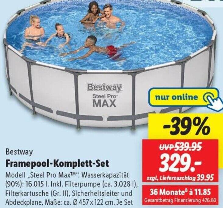 Bestway Framepool-Komplett-Set Angebot bei Lidl