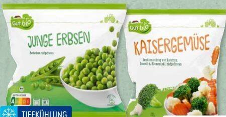 Gut Bio Junge Erbsen Angebot bei Aldi Süd