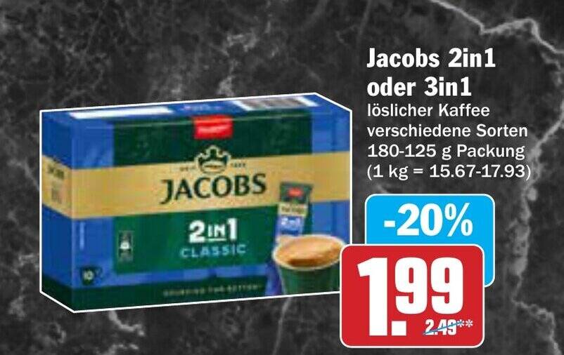 Alle Jacobs Angebote - Entdecken Sie das günstigste Jacobs Angebot!