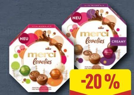 Storck Merci Lovelies Creamy Angebot bei Aldi Nord