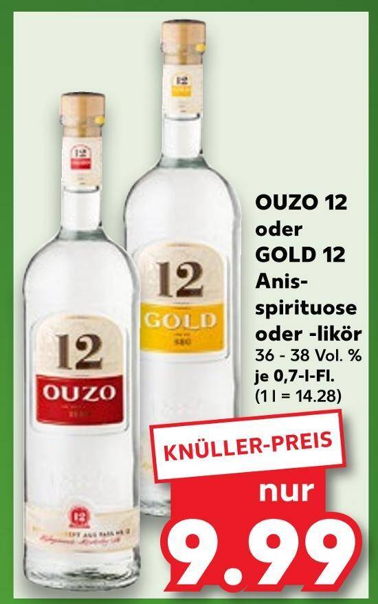 Ouzo 12 Gold Oder Rot
