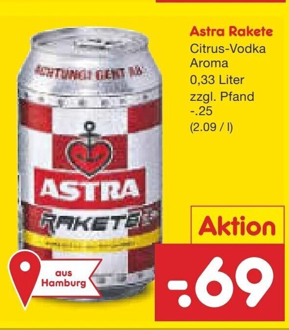 Astra Rakete Angebot