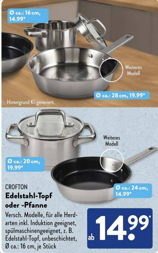 Alle Topf & pfanne Angebote - Entdecken Sie das günstigste Topf ...