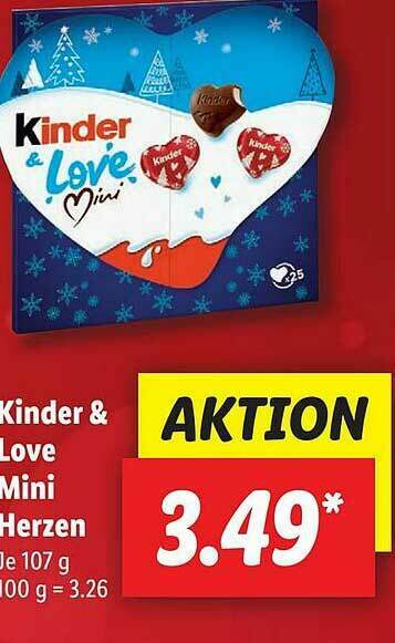 Kinder & Love Mini Herzen Angebot bei Lidl