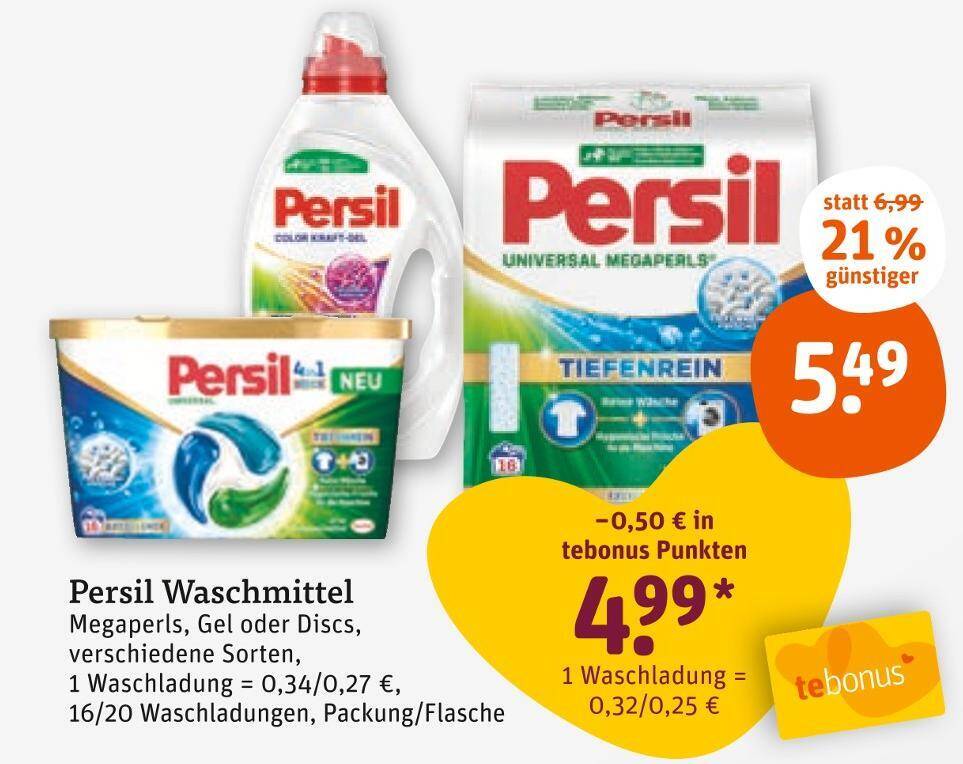 Alle Persil Angebote - Entdecken Sie das günstigste Persil Angebot!