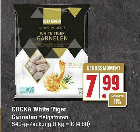 Edeka White Tiger Garnelen Angebot bei Edeka