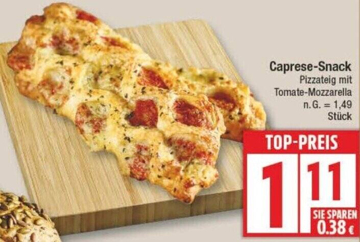 Caprese-Snack Angebot bei Edeka