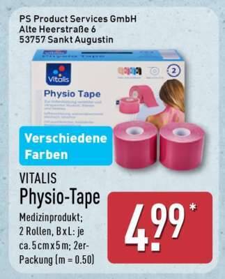 VITALIS Physio­Tape Angebot bei Aldi Nord