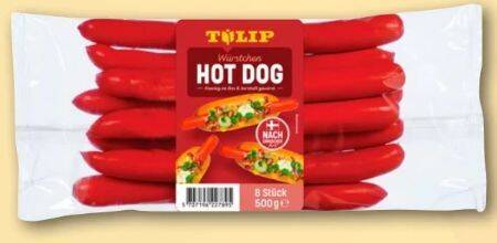 Tulip Hot Dog Würstchen Angebot bei REWE Center