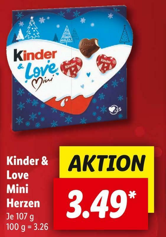 Kinder & love mini herzen Angebot bei Lidl